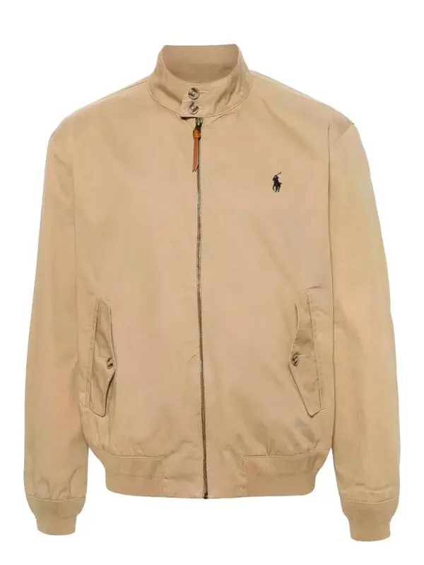 Polo Ralph Lauren Logo-detail Twill Jacket - Neutrals