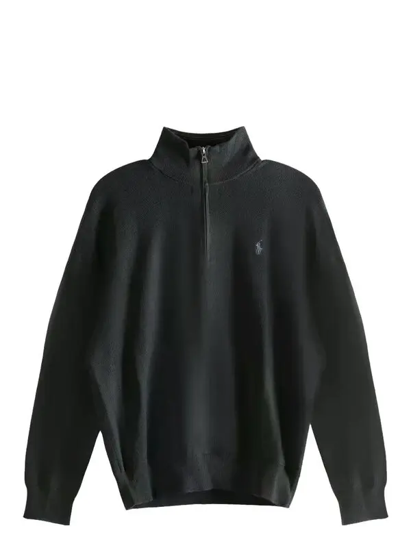 Polo Ralph Lauren Long Sleeve Zip Pullover - Black