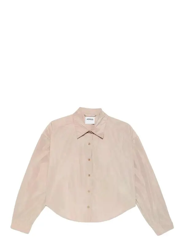 Aspesi Technical Buttoned Shirt - Neutrals