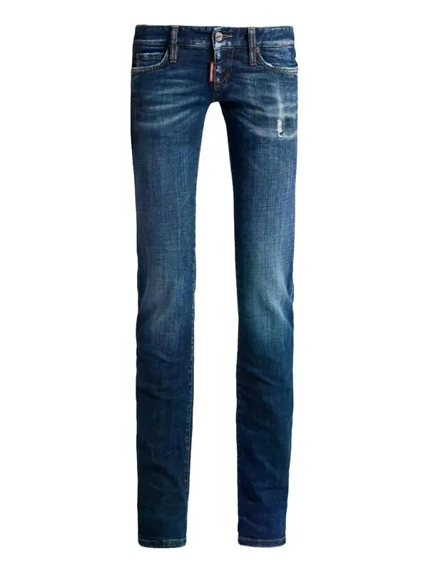 Dsquared2 Venus Rear Logo Patch Jeans - Blue