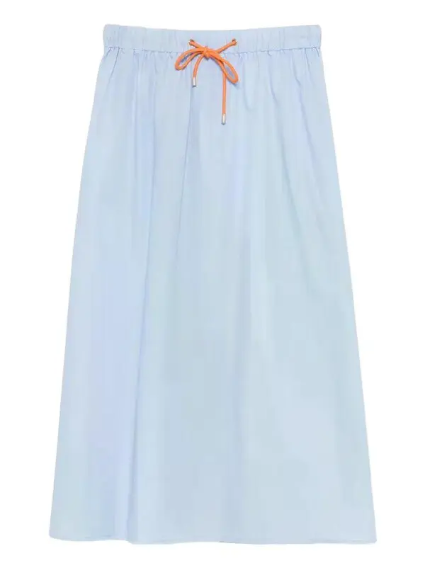 LE SARTE PETTEGOLE Drawstring Midi Skirt - Blue