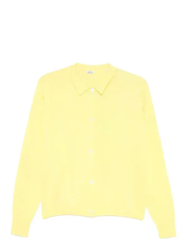 Aspesi Buttoned Cardigan - Yellow