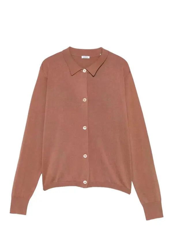 Aspesi Buttoned Cardigan - Brown