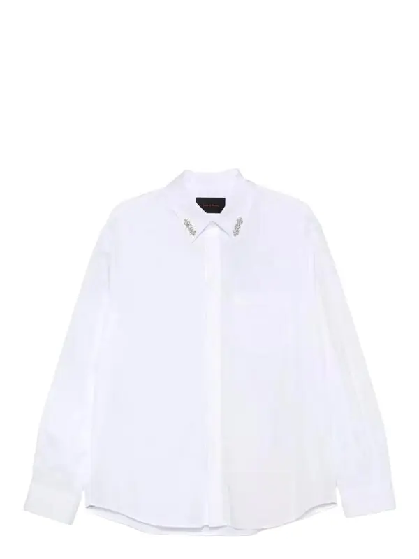 Simone Rocha Embellished-collar Shirt - White