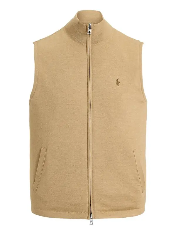 Ralph Lauren Reversible Hybrid Vest - Camel Combo