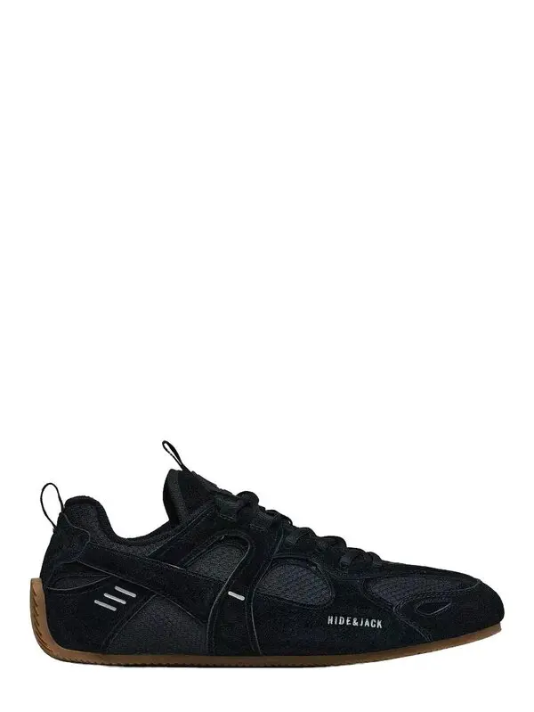 HIDE&JACK Lace-up Panelled Sneakers - Black