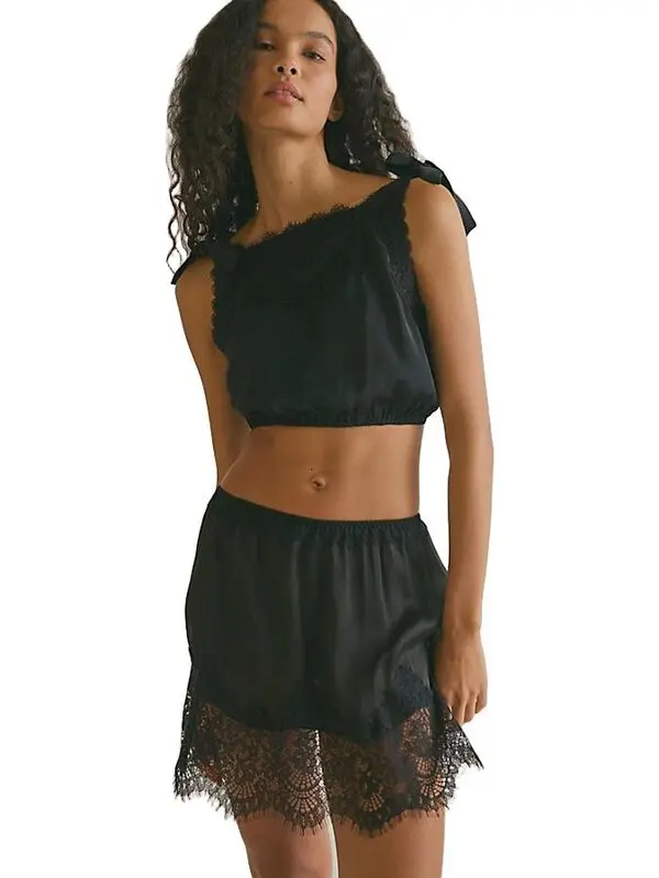 Free People It's Romantic Brami - Black