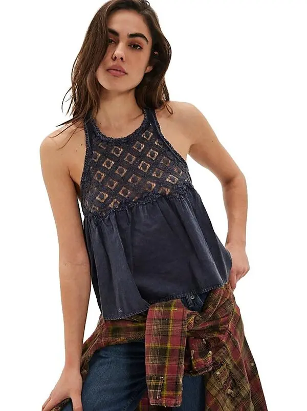 Free People Wandering Light Top - Twinkling Twilight