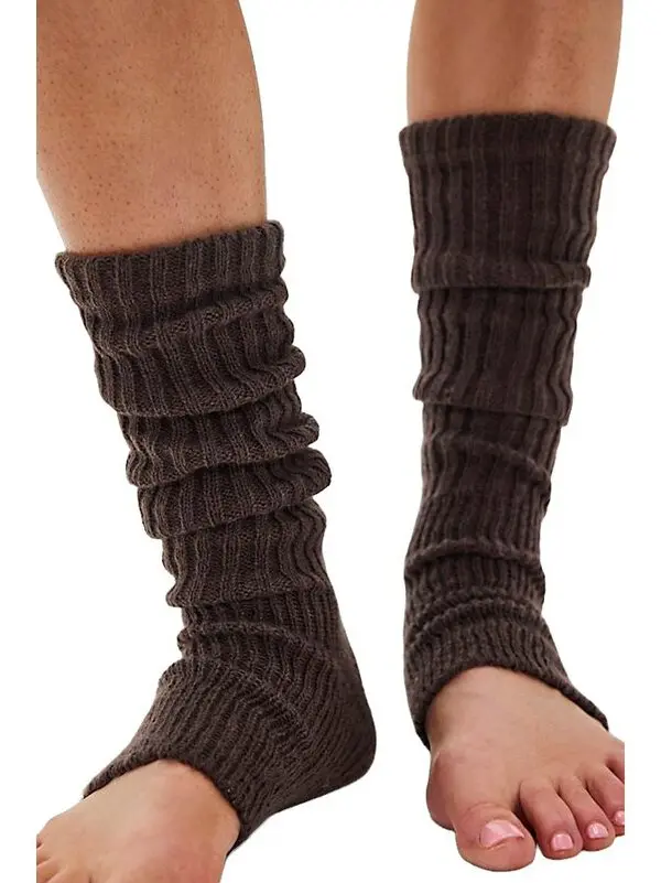 Free People Solid Everyday Legwarmers - Brown
