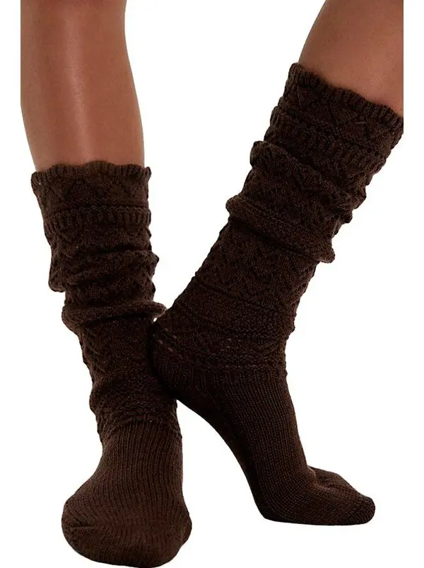 Free People Knit Legwarmers - Brown