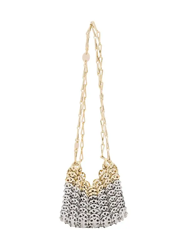 Rabanne 1969 Nano Skyline Shoulder Bag - Silver
