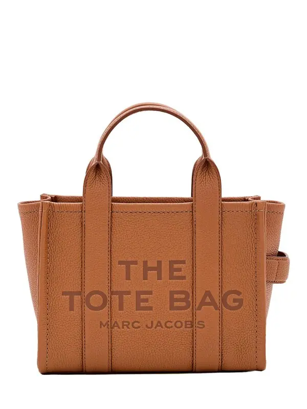 Marc Jacobs Small Leather Tote Bag - Brown