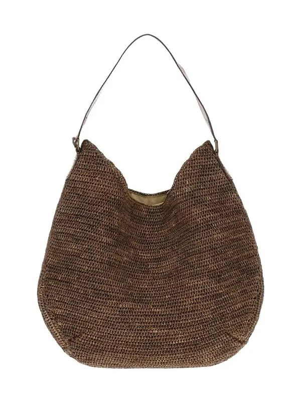 IBELIV Raffia Tote Bag - Brown