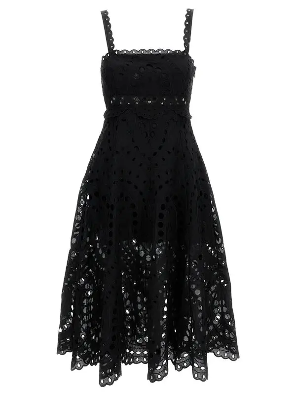 Charo Ruiz Ibiza Long Glimmer Dress - Black