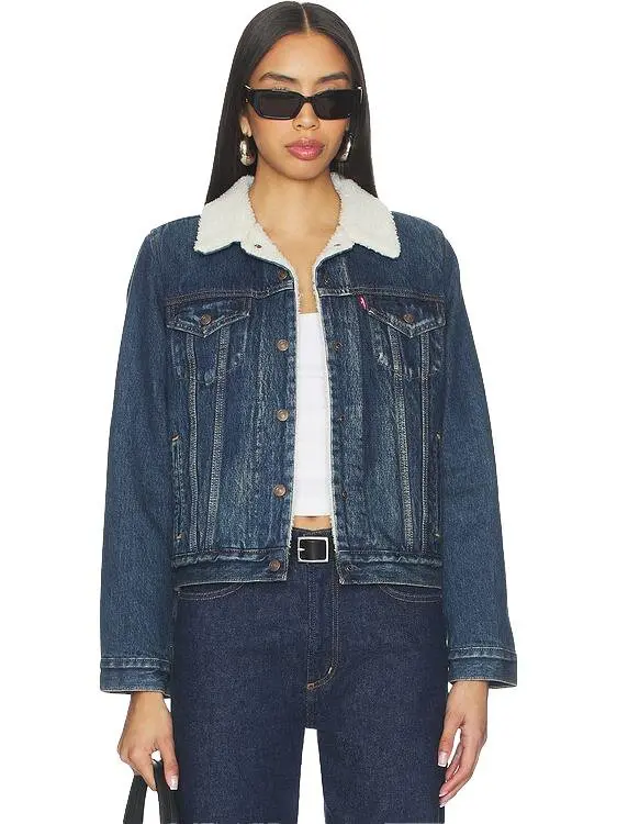 LEVI'S Original Sherpa Trucker Jacket - Blue