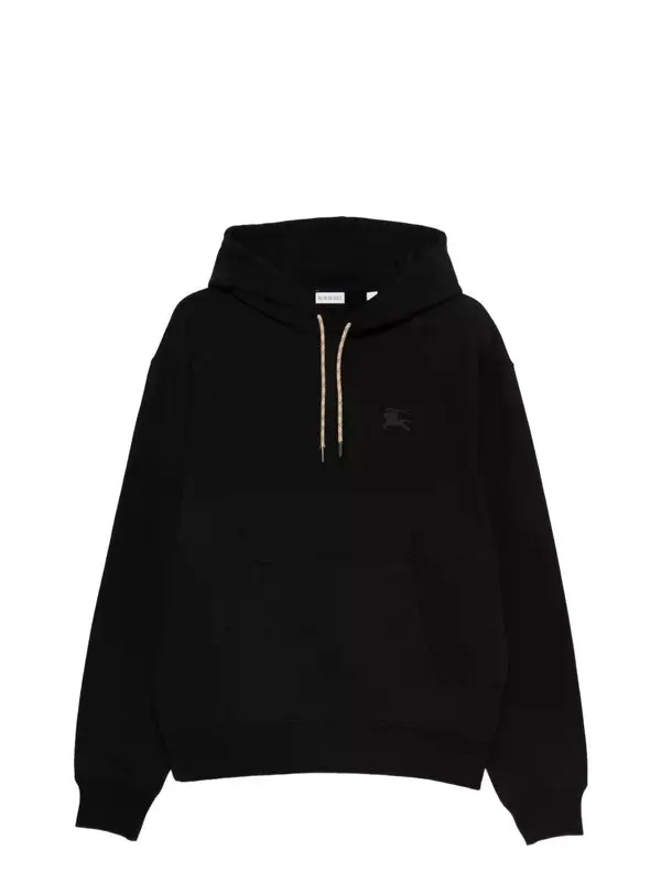 Burberry Logo Hoodie - Black