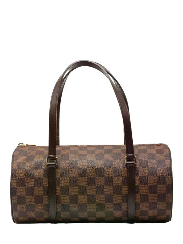 LOUIS VUITTON 2006 Damier Ebene Papillon 30 Handbag - Brown
