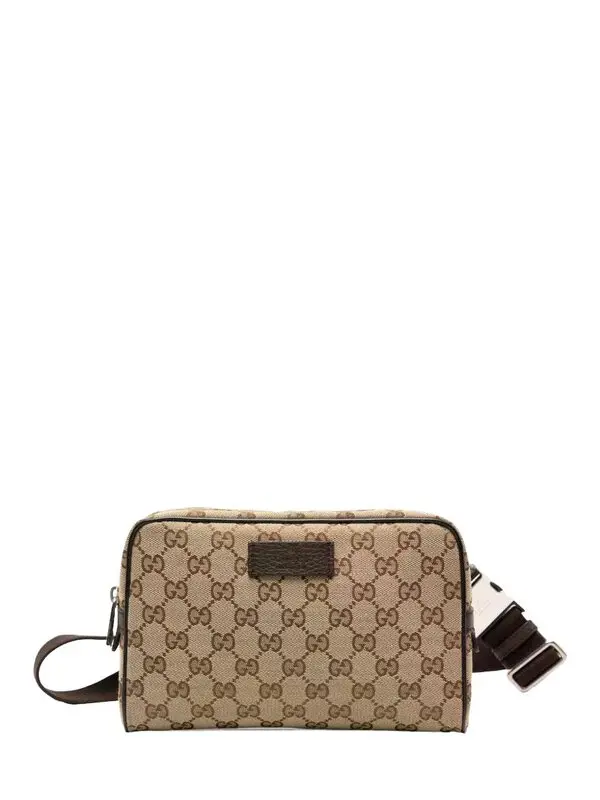 Gucci Gg Canvas Belt Bag - Brown