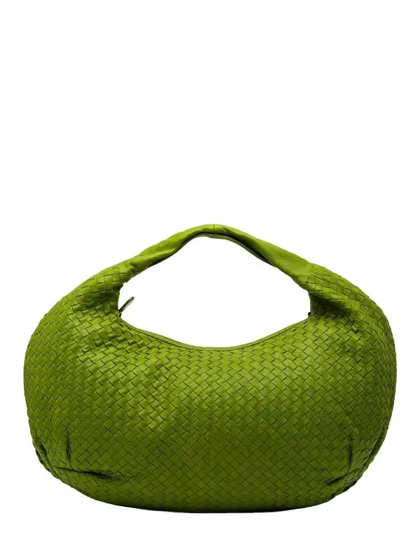 Bottega Veneta Medium Nappa Intrecciato Belly Hobo Bag - Green