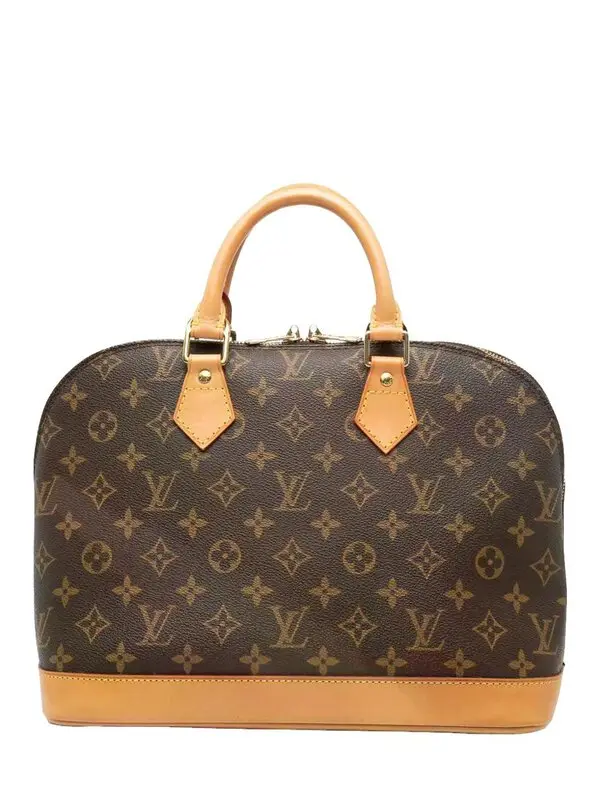 LOUIS VUITTON 2001 Monogram Alma Pm Handbag - Brown