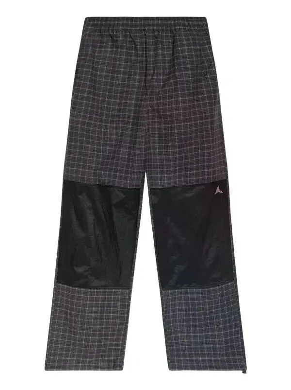 ROA Geometric Paneled Trousers - Grey