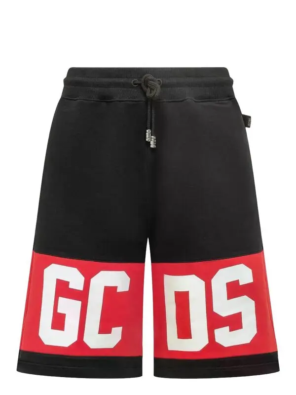 Gcds Logo Sweat Shorts - Black