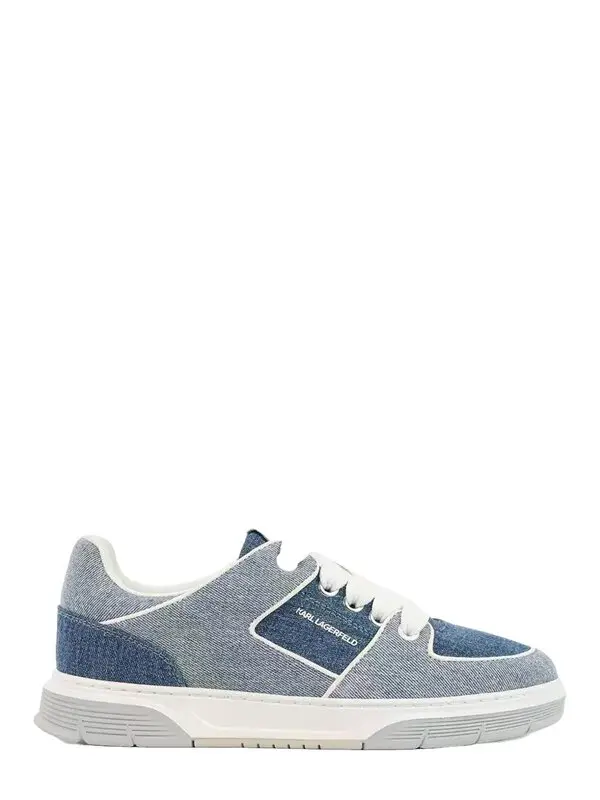 Karl Lagerfeld Logo Panelled Sneakers - Blue