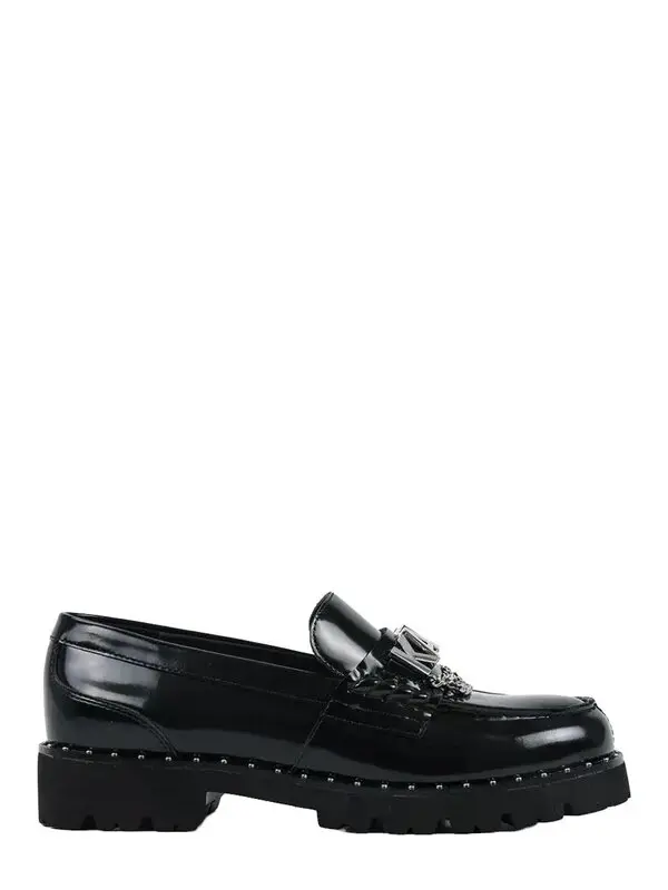 Karl Lagerfeld Chain-detail Loafers - Black