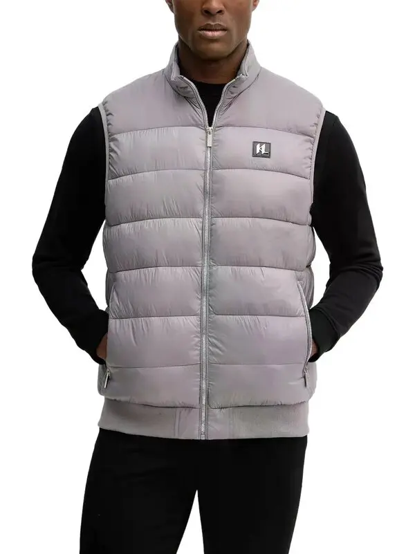 Karl Lagerfeld Quilted Vest - Grey