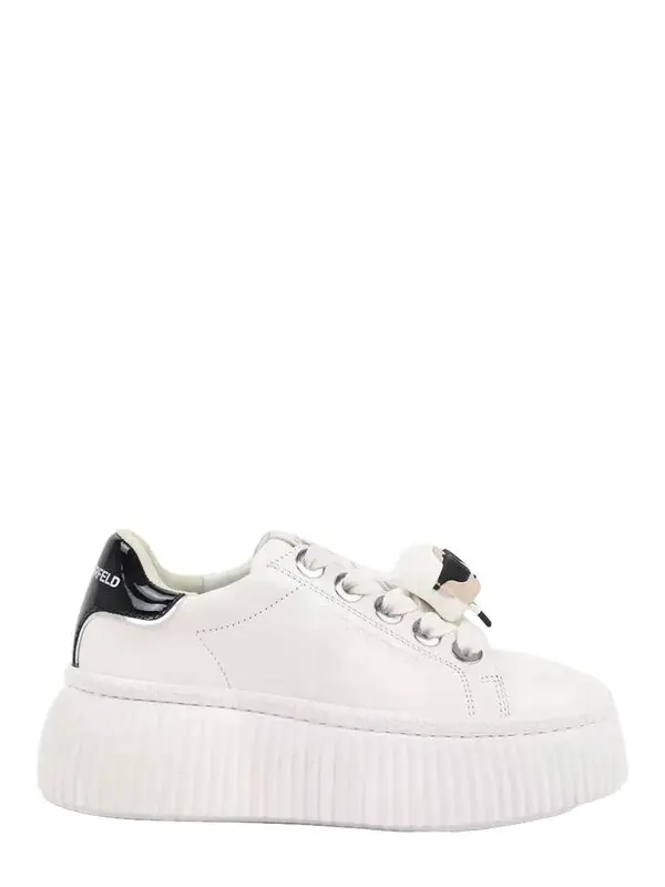 Karl Lagerfeld Lace-up Sneakers - White