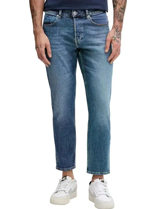 Karl Lagerfeld Buttoned Jeans - Blue
