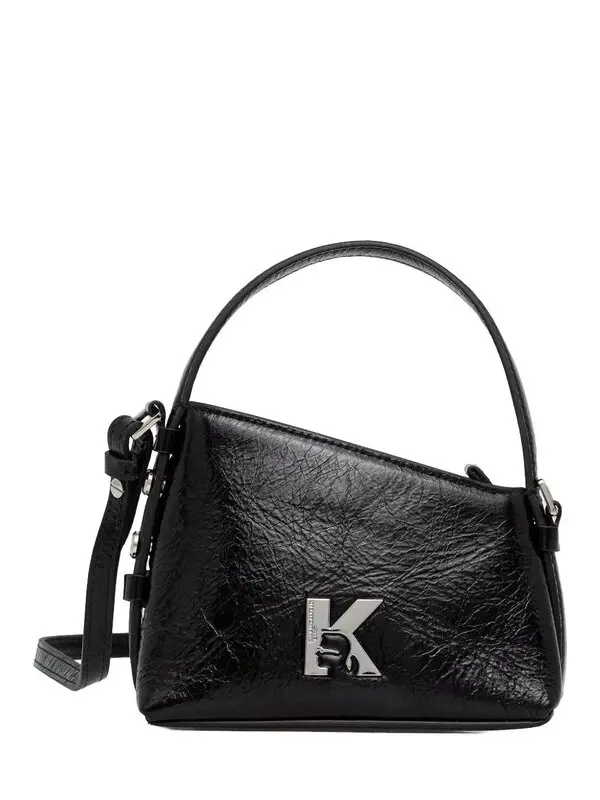 Karl Lagerfeld Logo-plaque Cross Body Bag - Black