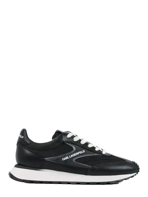 Karl Lagerfeld Logo Panelled Sneakers - Black