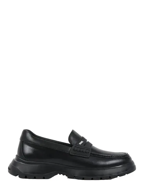 Karl Lagerfeld Keaton Saddle Loafers - Black