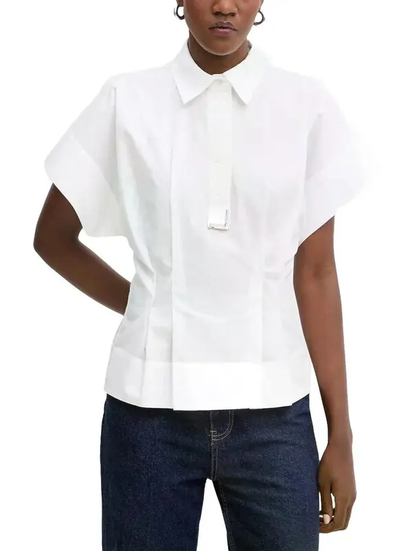 Karl Lagerfeld Metal-detail Shirt - White