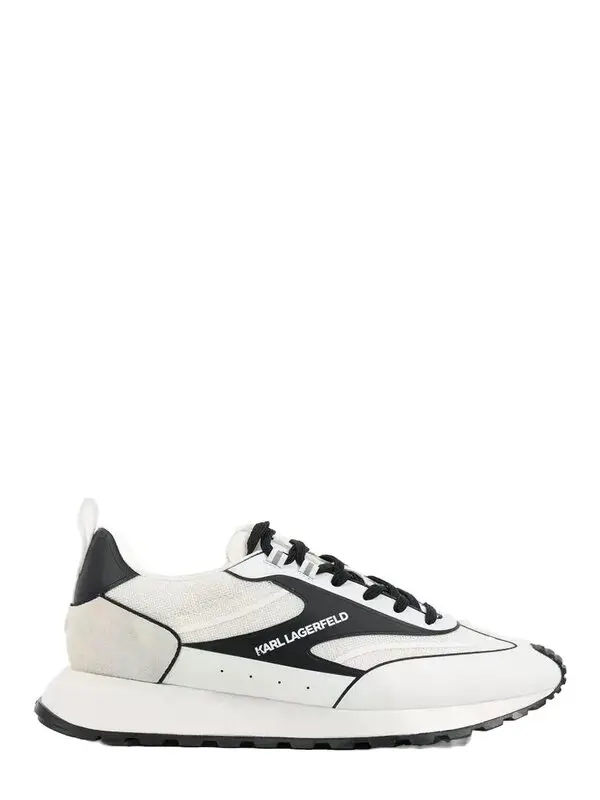Karl Lagerfeld Kairo Lace Mix Ii Sneakers - White