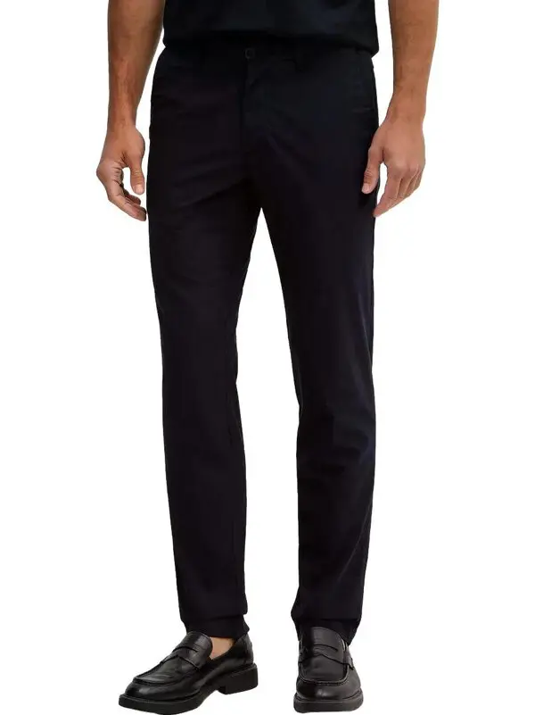 Karl Lagerfeld Button Trousers - Blue