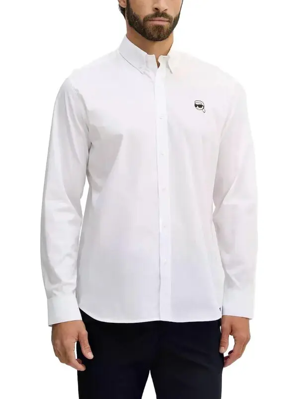 Karl Lagerfeld Buttoned Shirt - White