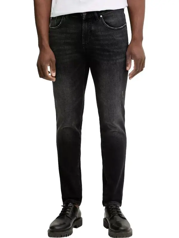 Karl Lagerfeld Kl-jordan Faded Jeans - Black