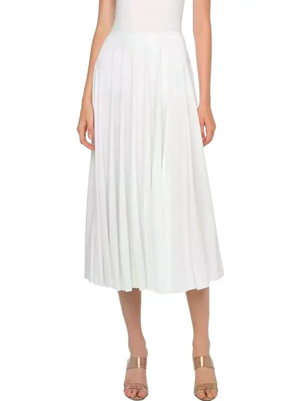 Norma Kamali Flared Skirt - White