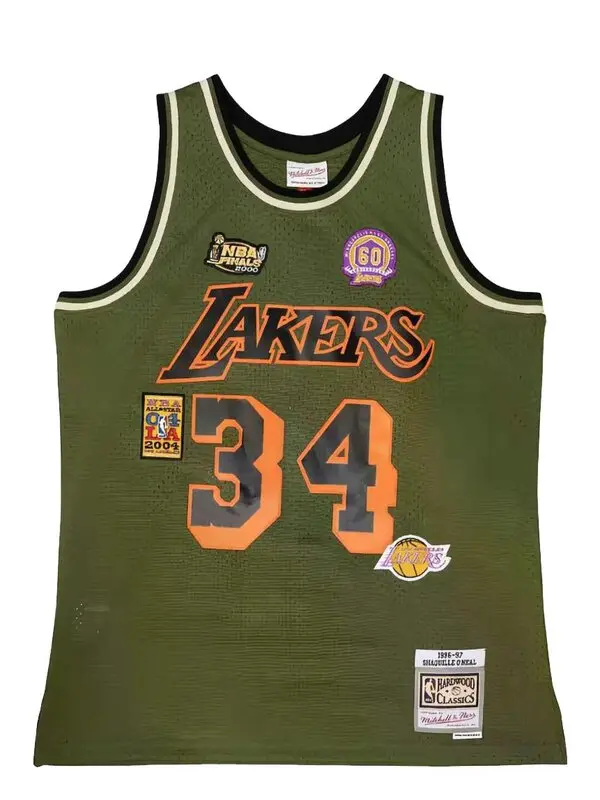 Mitchell & Ness Logo Patch Contrast Trims Tank Top - Green
