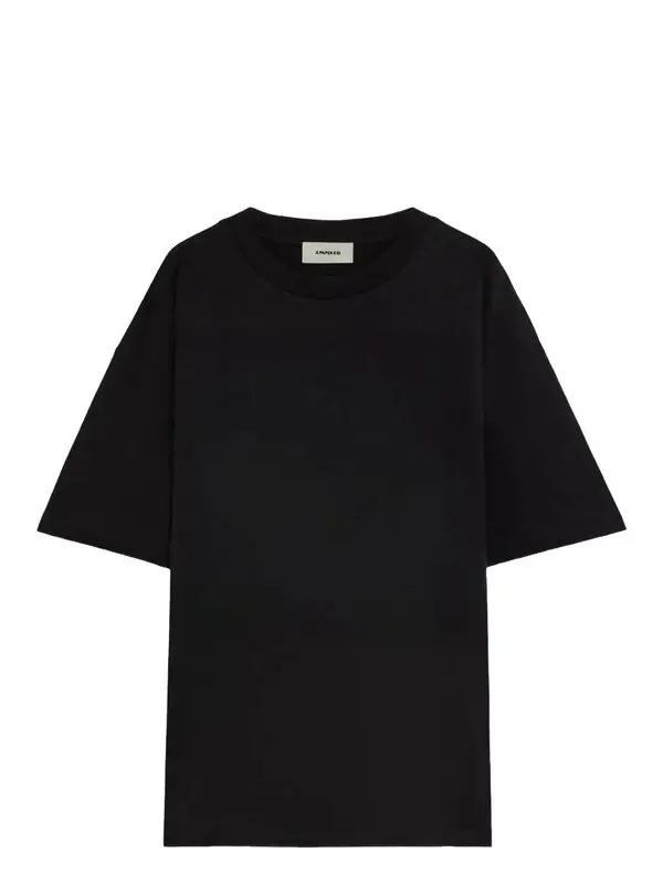A PAPER KID Patch Jersey T-shirt - Black