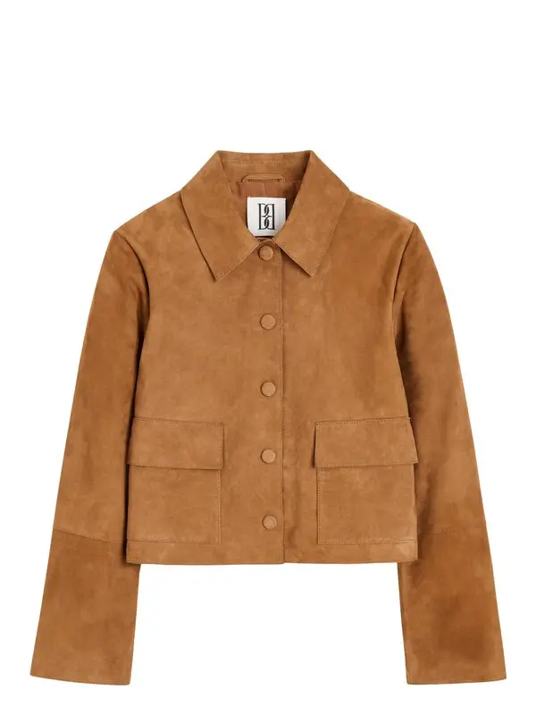 BY MALENE BIRGER Annie Suede Jacket - Rusty Sand