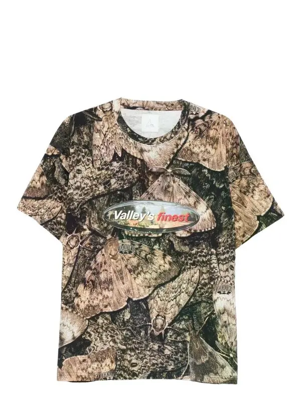 ROA Senter Printed T-shirt - Brown