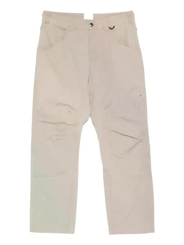 ROA Crimp-shaped Cotton Trousers - Neutrals