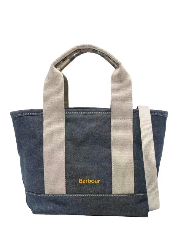 Barbour Mini Mya Denim Tote Bag - Blue