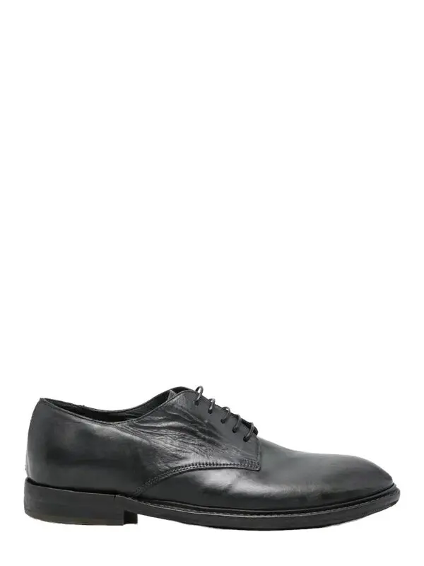Moma Leather Derby Shoes - Grey