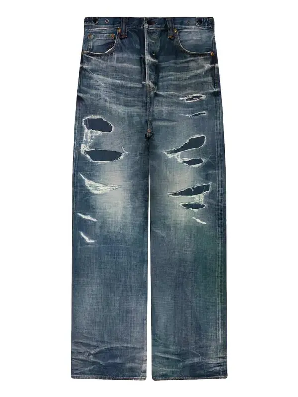 Mastercraft Union Repaired Relaxed Jeans - Blue