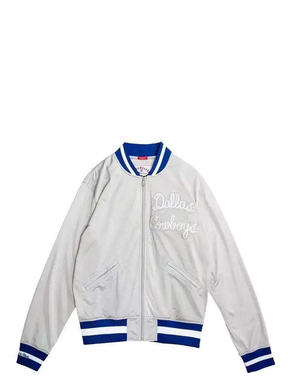 Mitchell & Ness Nfl Dallas Cowboys Lightweight Jacket - Grey