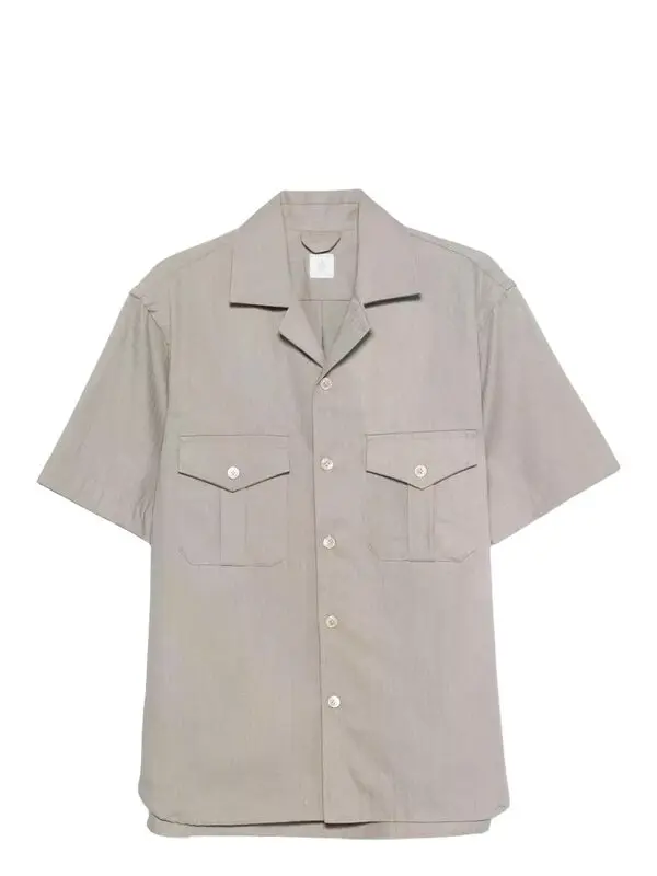 Eleventy Patch Pocket Shirt - Grey